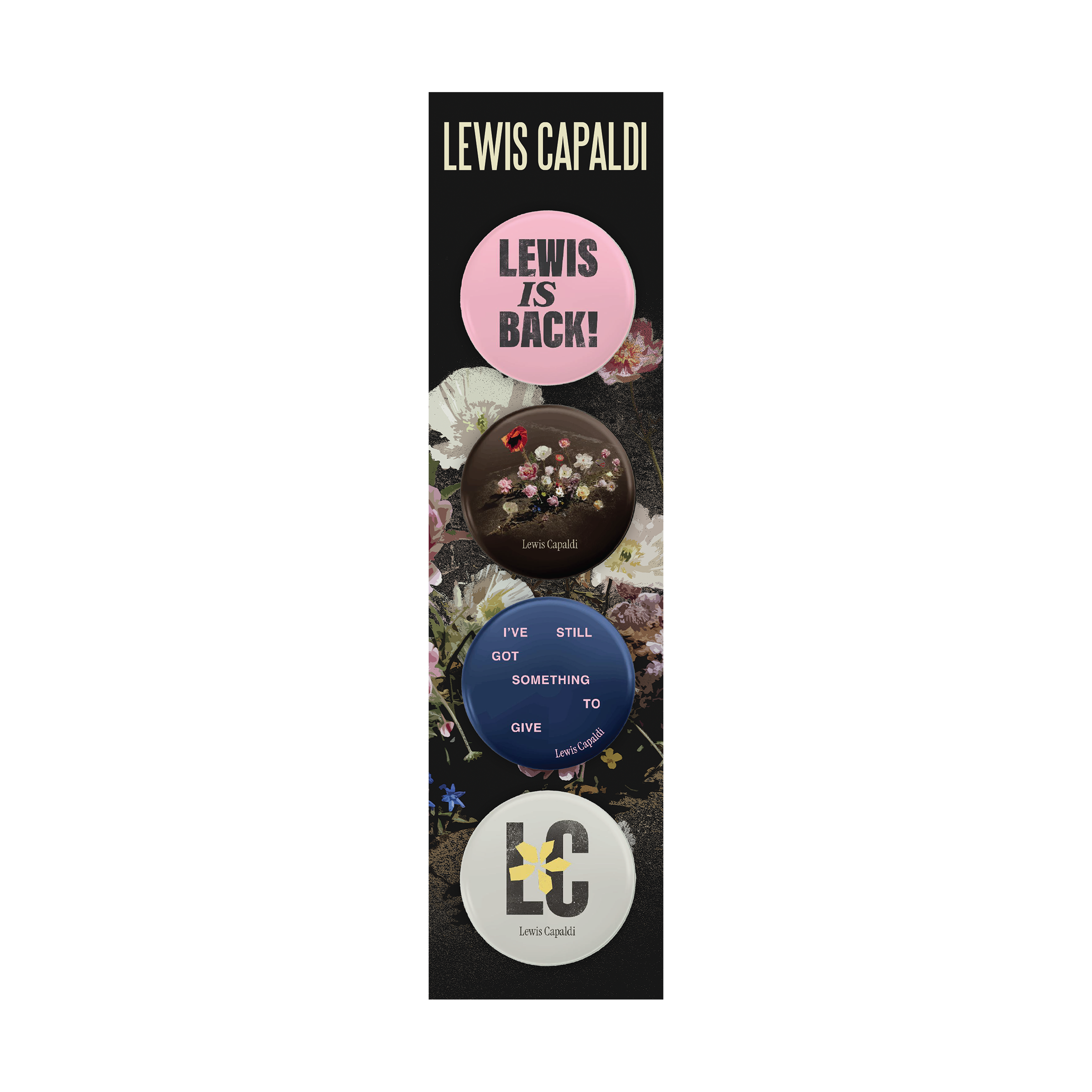 Button Badge Set - Lewis Capaldi AUS